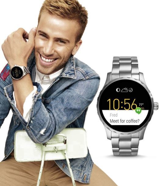 Smartwatch męski FOSSIL Q marshal silver FTW2109 - Mój Zegarek